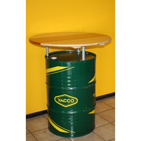tonneau d'huile en table bar juls design
